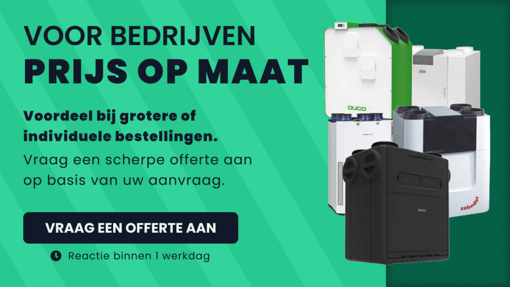 Ventilatieoplossingen: Zehnder, Renson, Brink, Duco | WTW Winkel